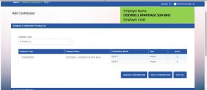How to submit employee’s SOCSO contribution online?